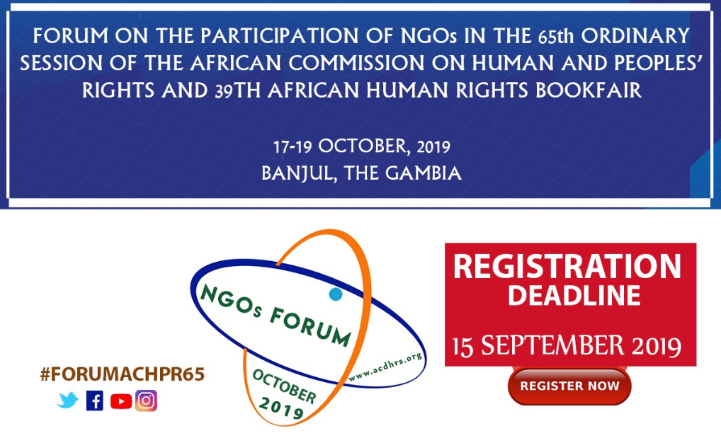 About the NGO Forum – The African Centre for Democracy and Human Rights Studies